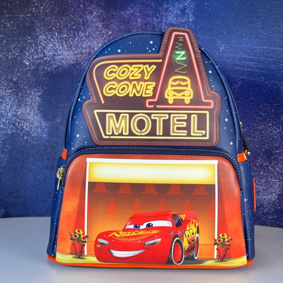 Loungefly | Bags | Loungefly Disney Pixar Moments Cars Cozy Cone Mini ...